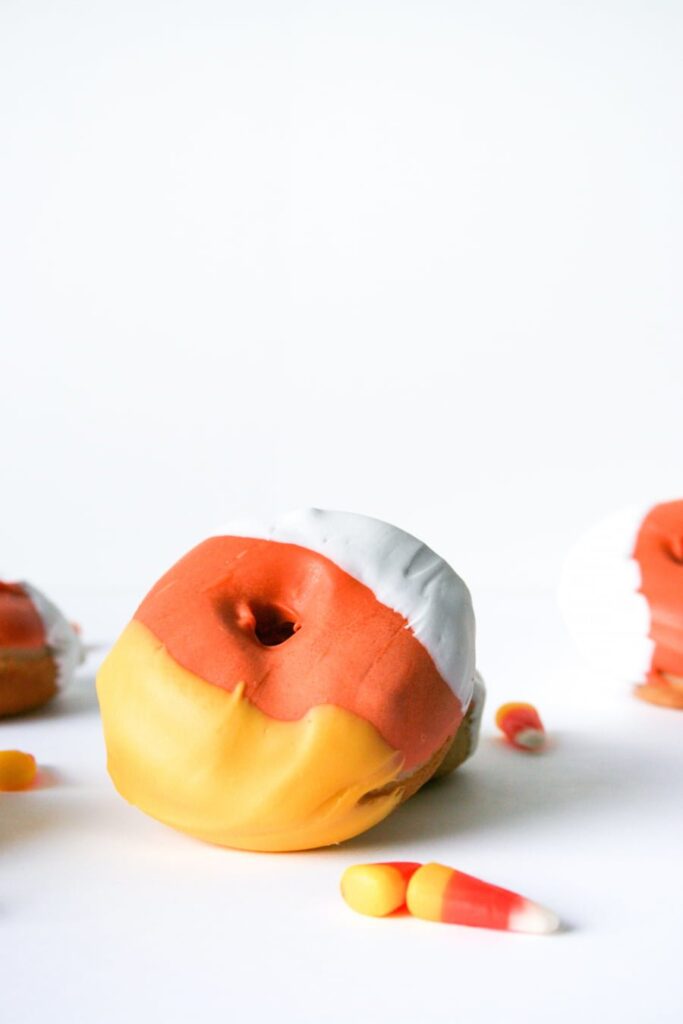 Halloween Candy Corn Donuts – Salty Canary