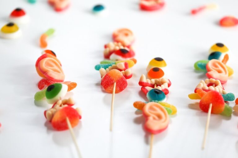 DIY Halloween Gummy Kabobs – Salty Canary