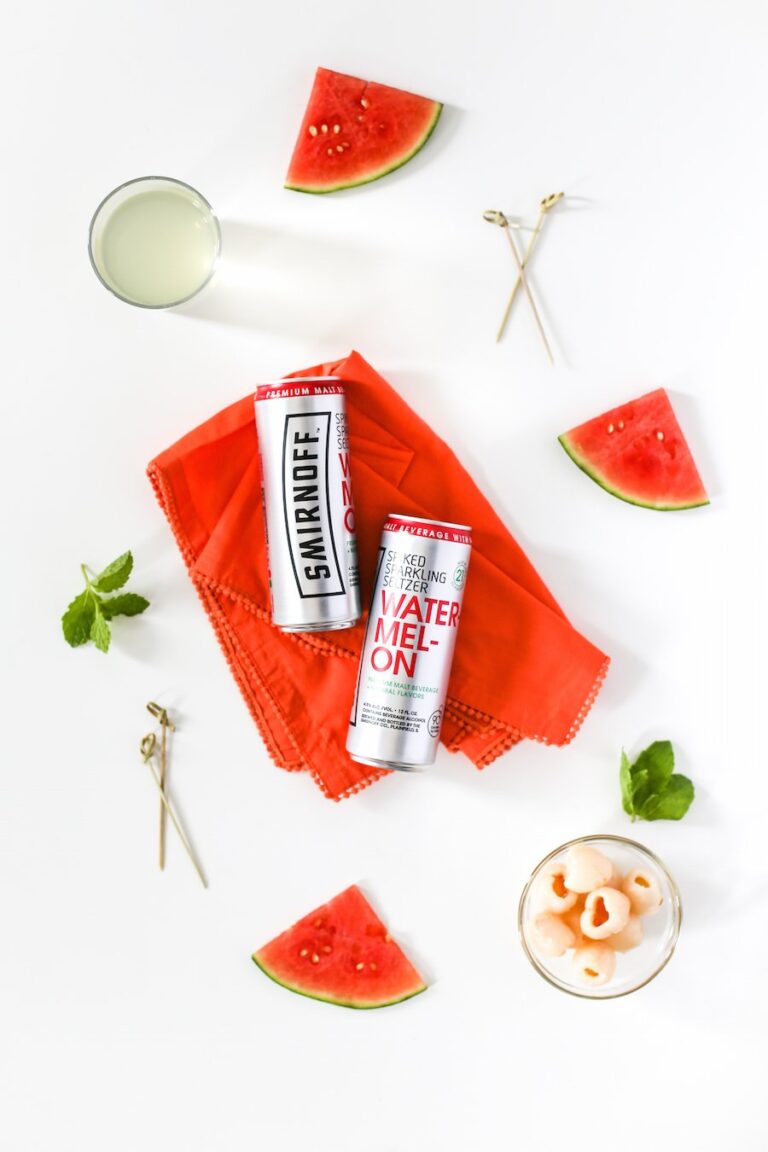 Sparkling Watermelon Lychee Cocktail – Salty Canary