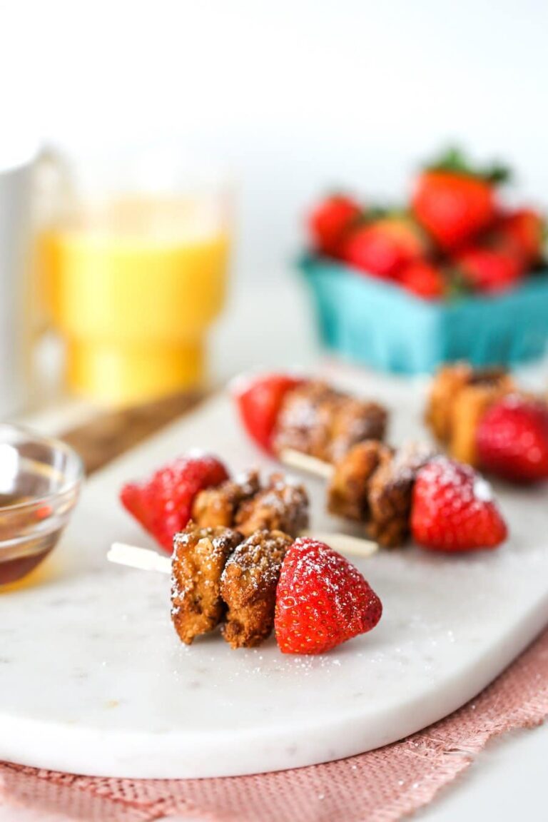 Strawberry French Toast Kabobs – Salty Canary